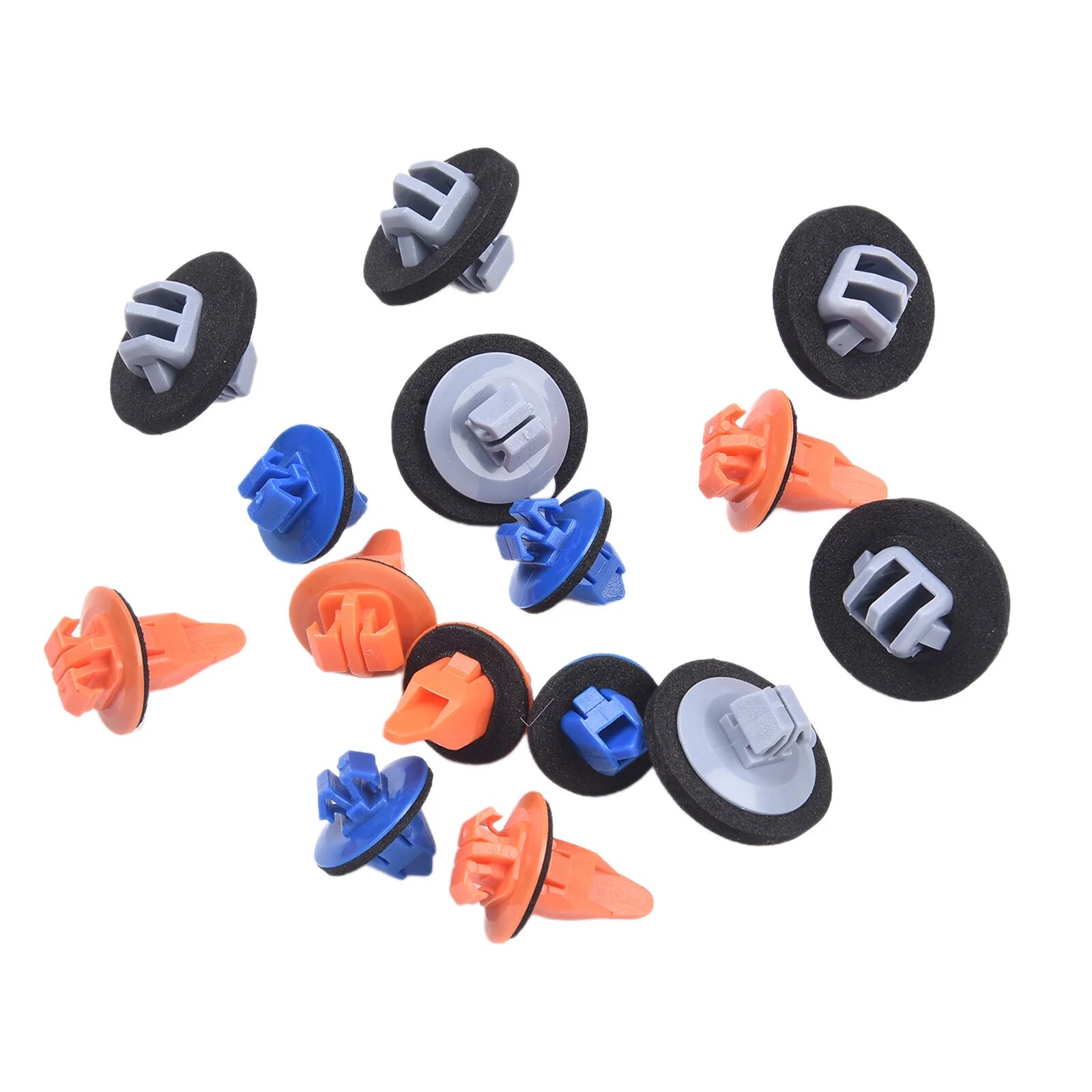 Комплект из 30 клипс для обшивки дверей автомобиля Toyota Land Cruiser с уплотнителями для замены молдингов дверей