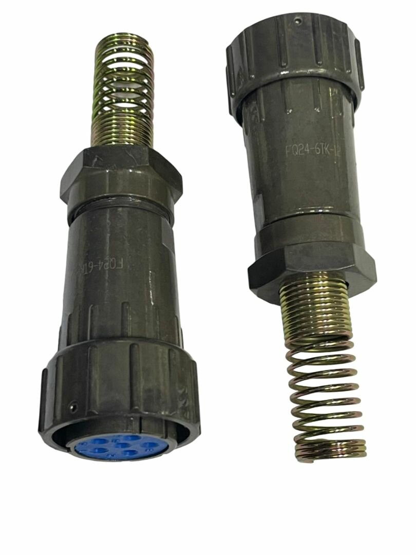 Кабельная розетка на 6 контактов, 25А-400В, FQ24-6TK-12, 1шт