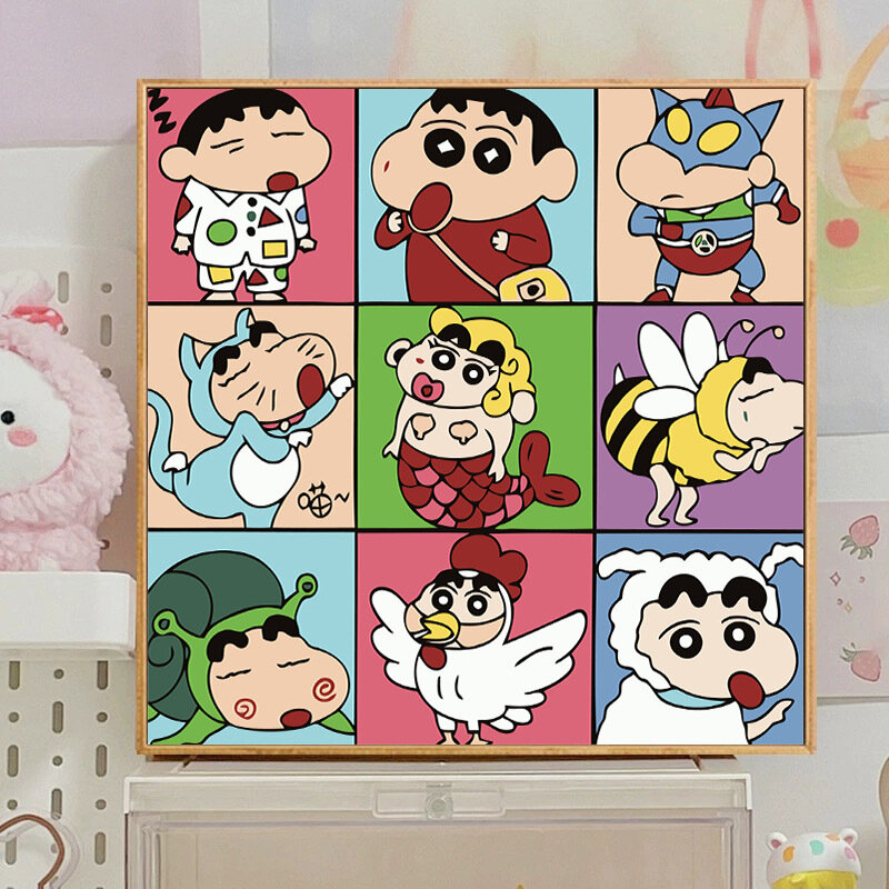 Bungo Stray Dogs Осаму Дадзай DIY Цифровая масляная живопись Раскраска ручной работы Накахара Чуя Аниме товары Акриловая живопись