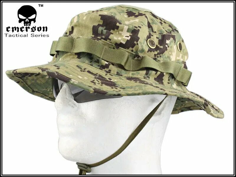 SPIRIT TACTICAL EMERSON Boonie Hat Woodland Marpat AOR2