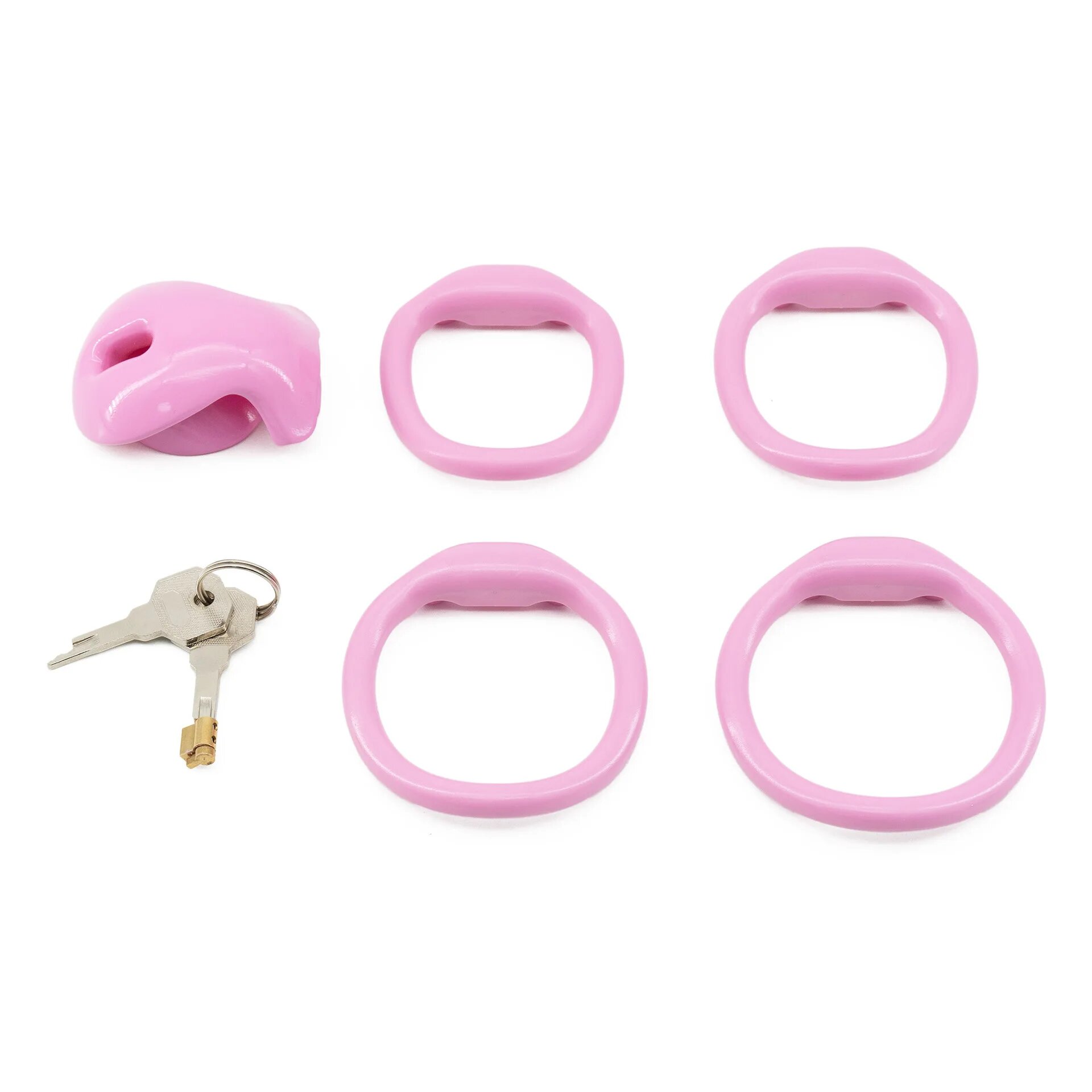 Мужская клетка целомудрия с 4-размерными кольцами Положительное/ujemne устройство целомудрия Сисси Cb Замок для пениса Связывание SM Замок целомудрия Секс-игрушки для мужчин