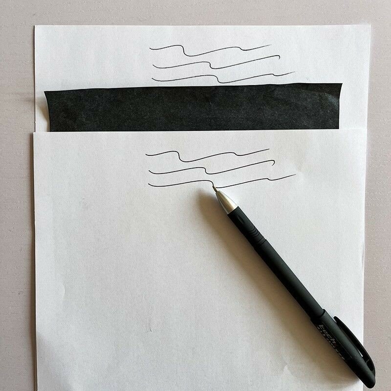 Большая бумага A4Step синяя, копировальная бумага, тонкая бумага для гравировки, бесплатная копировальная бумага, бумага для копирования, бумага для вытирания изображений Lantuo