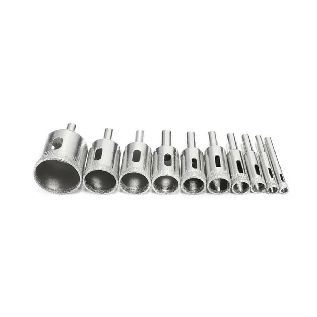 10 шт./набор алмазных сверл 6-30 мм с алмазным покрытием CHole Saw Drills