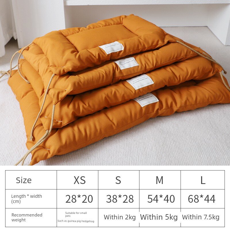 Коврик для будки для собак, походный матрас, фиксированный щенки Бишон Фризе, теплый коврик для будки для спящих собак