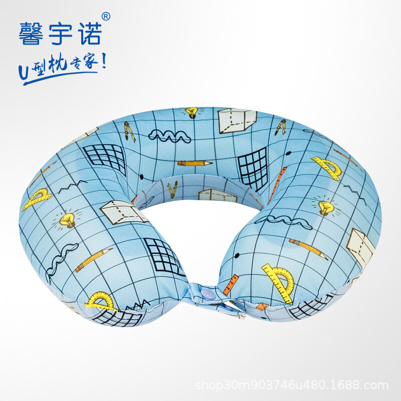 Детская U-образная подушка для поддержки шеи, подушка для безопасности в автомобиле, фиксация головы для сна ребенка, U-образная подушка для путешествий на самолете