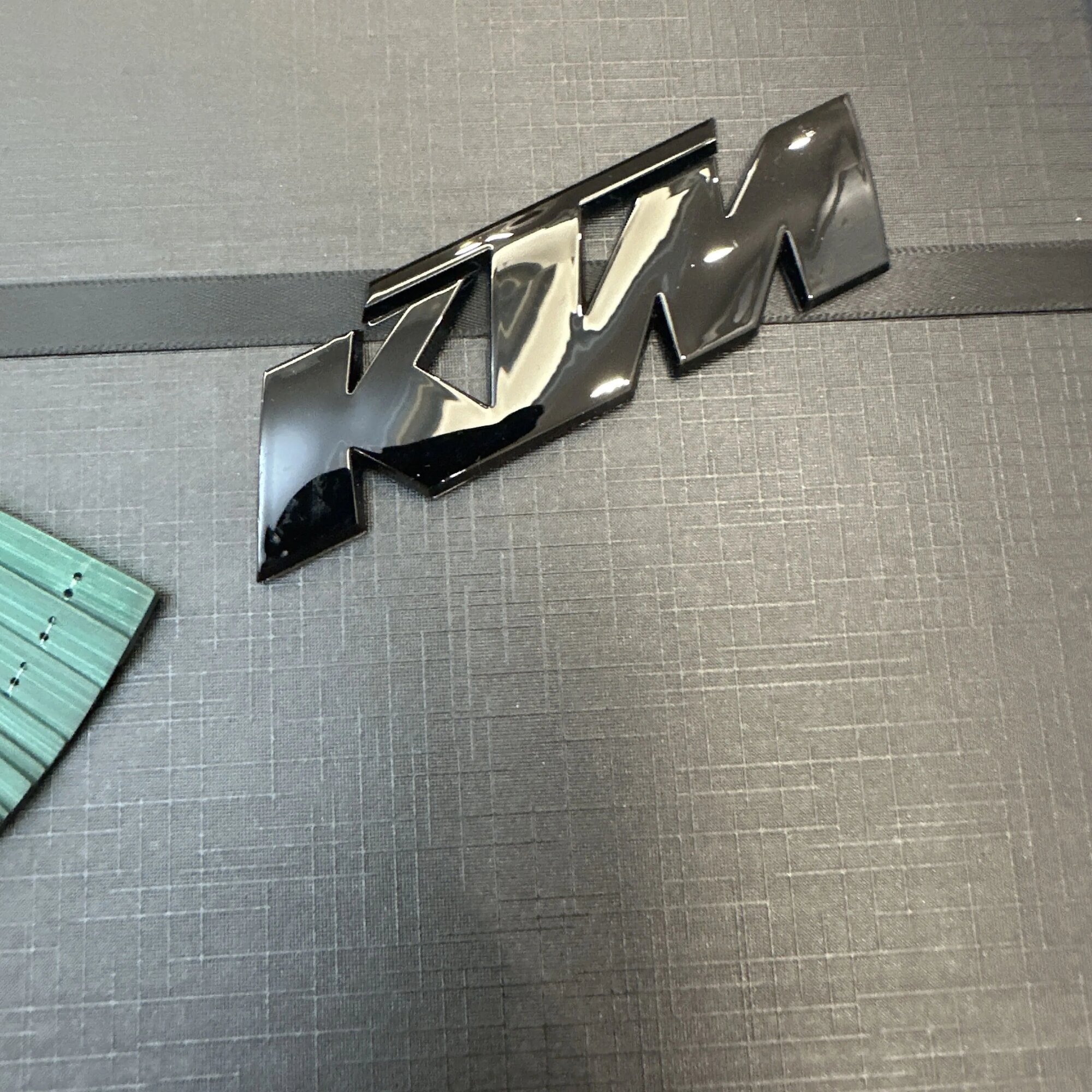 Модная наклейка на мотоцикл, Стайлинг, пластик, 3D буквенный логотип, эмблема для KTM Duke 1pc-black