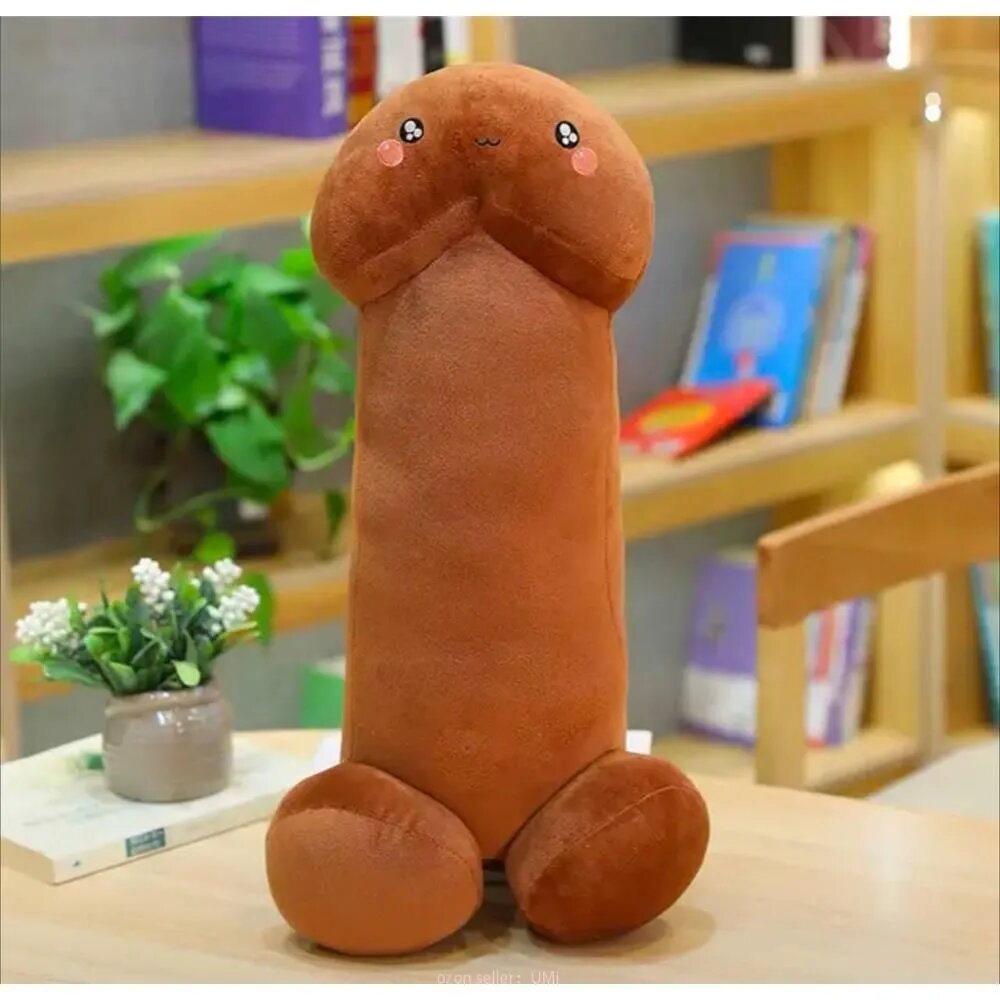 Плюшевый Член игрушка мягкий пенис / 30 см подарок для взрослых