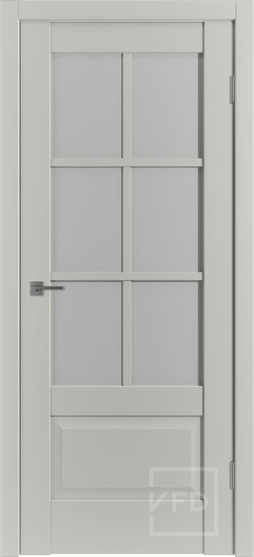 ЕР 2 Эмалекс бежевый Сатин белый (матированное стекло) 800*2000 (дверное полотно)