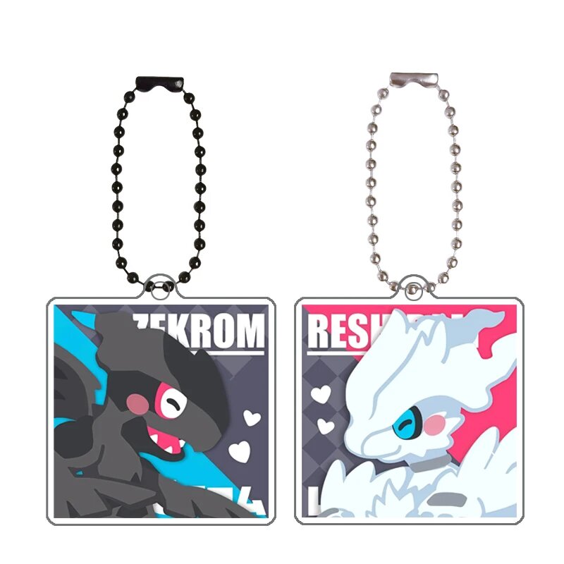 Акриловый брелок Pokemon Reshiram Zekrom Espeon Umbreon