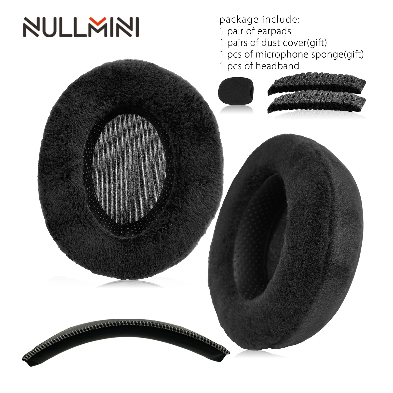 NullMini Амбушюры HyperX Cloud, Черный, band B