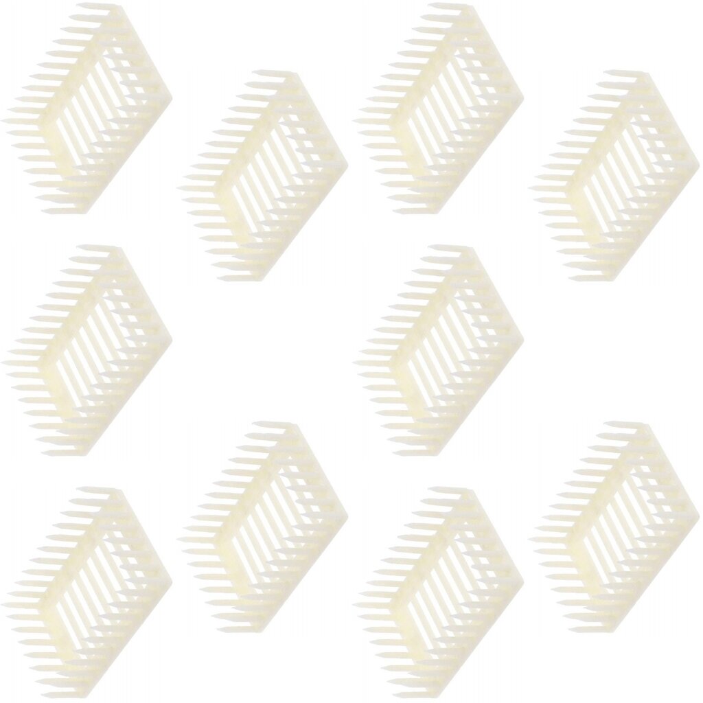 10 шт. Инструмент для пчеловодства Клетка для маток пчел Прочный пластиковый дизайн для осмотра ульев и безопасного содержания маток