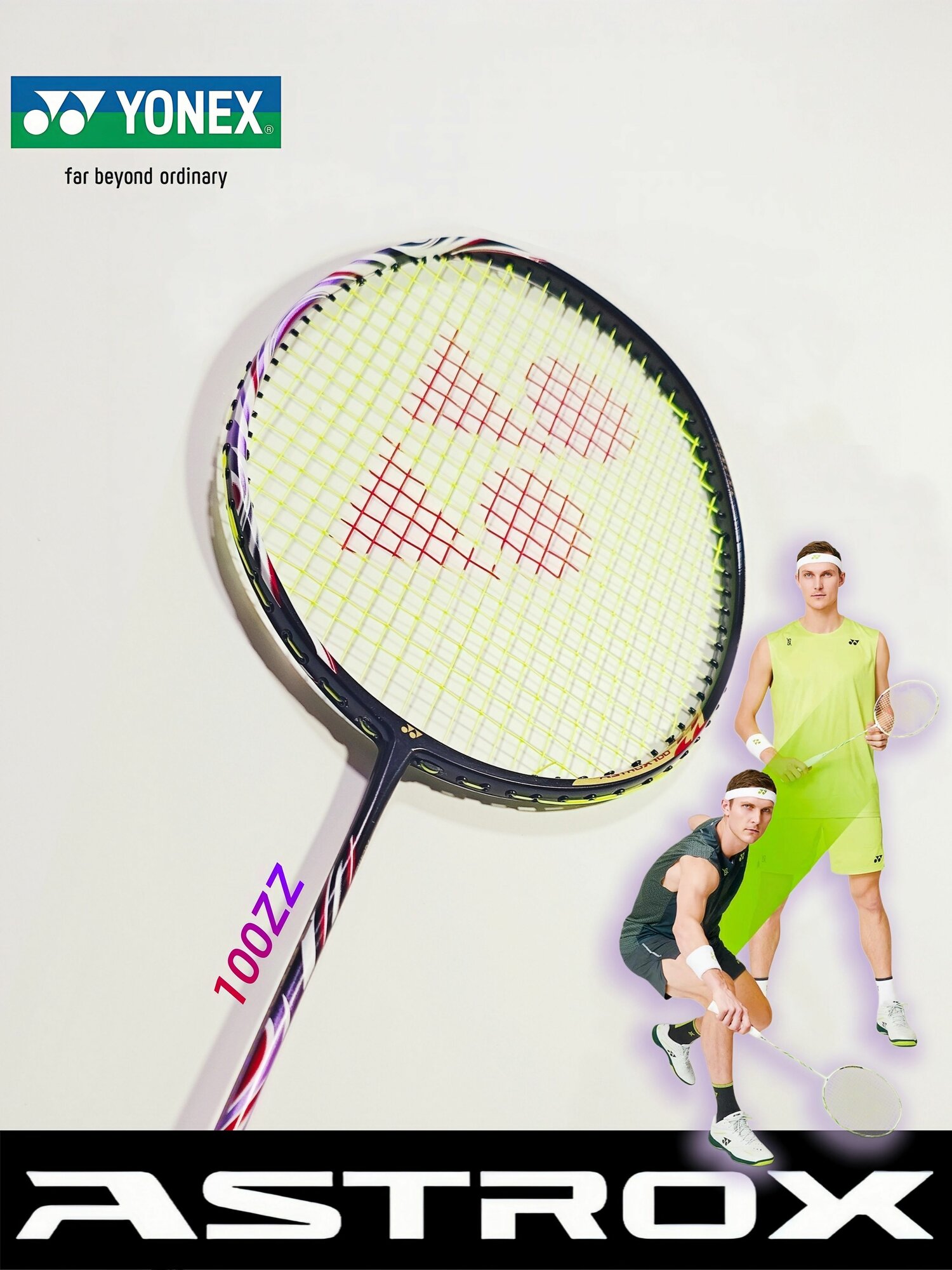 Бадминтонная ракетка YONEX ASTROX 100ZZ (4U, G5) Из карбона, уже натянута