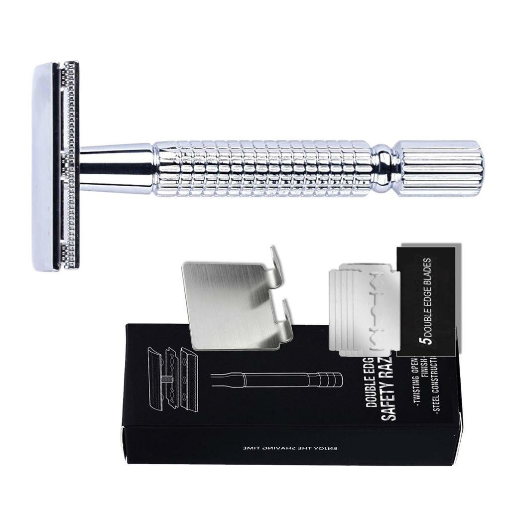 Бритвенные станки с двойным лезвием, Серебро