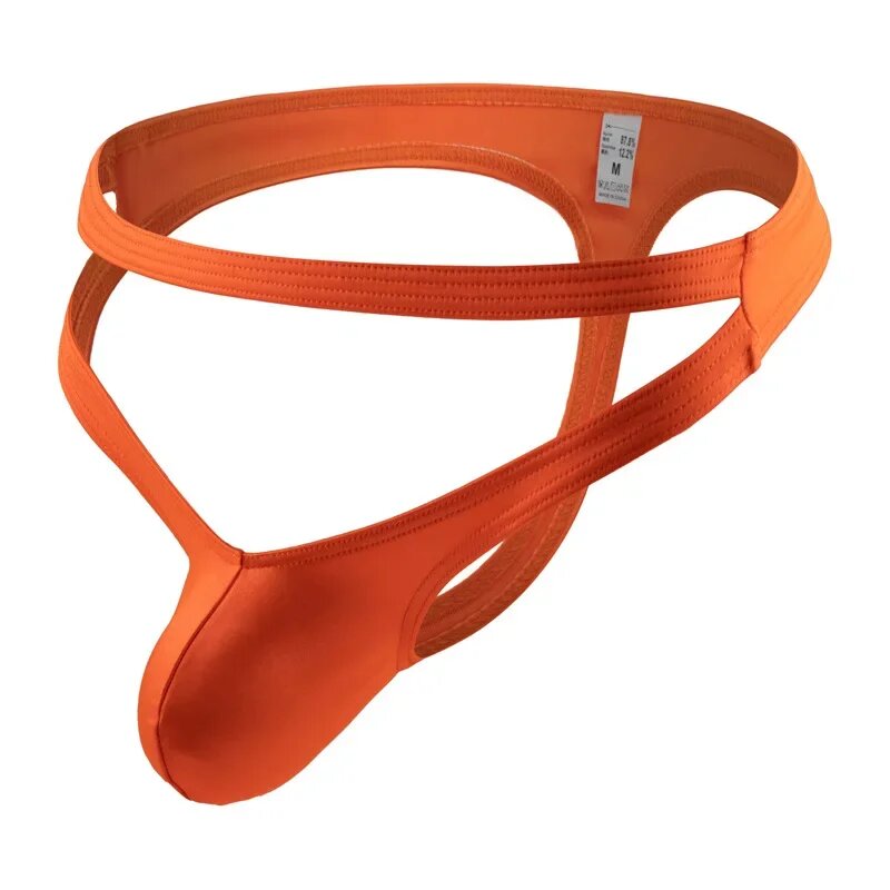 Мужские стринги из полиэстера и спандекса Оранжевый, М, Orange red