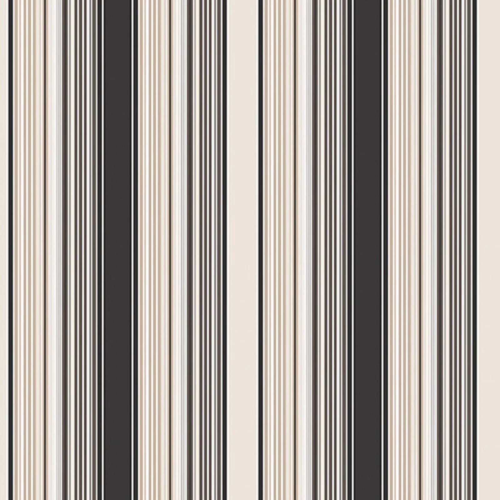 Обои Aura Smart Stripes II G67527; 0,53х10,05 м, винил, цвет черный