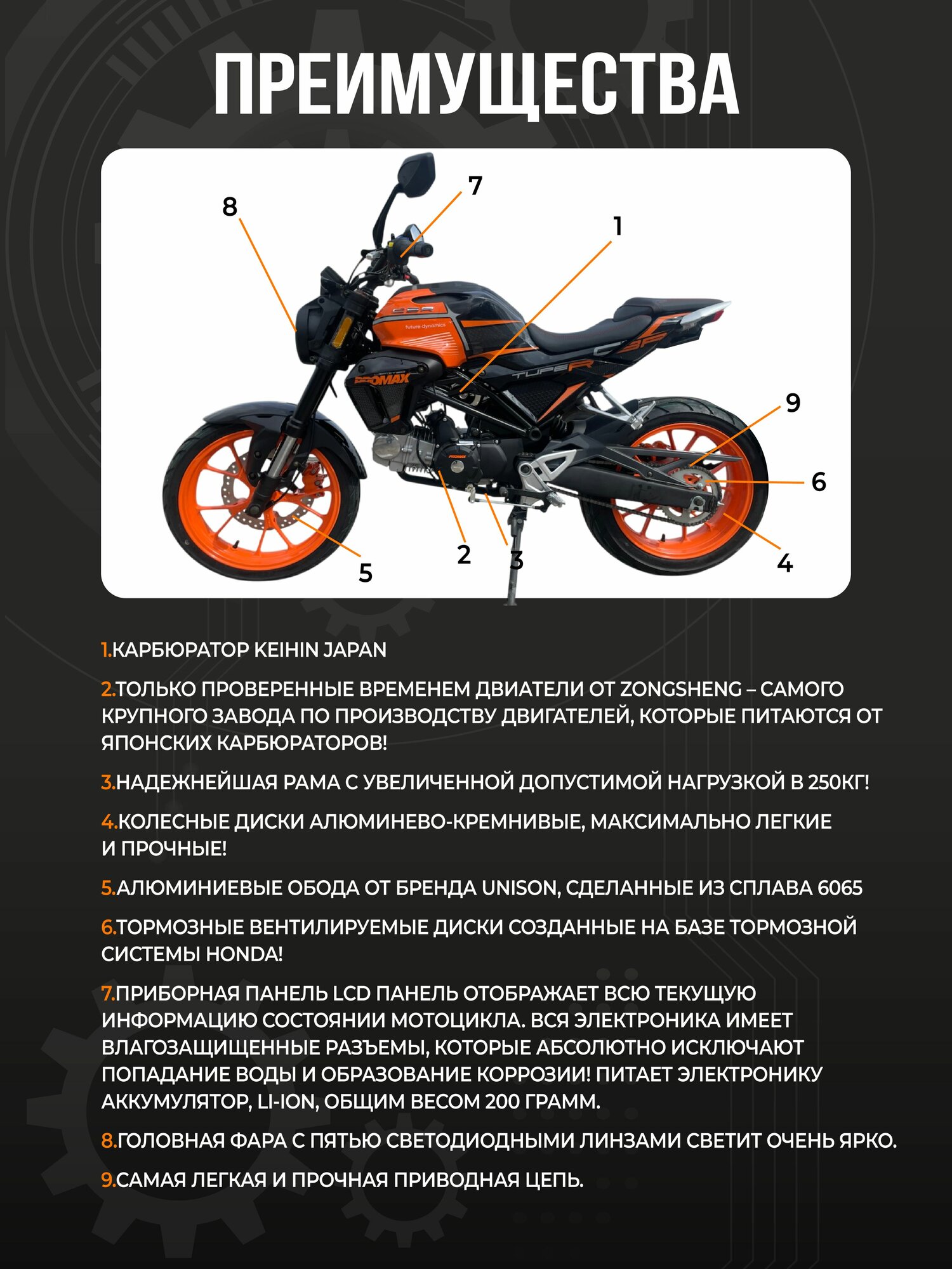 Мопед PROMAX CB150R (49) — фото 1