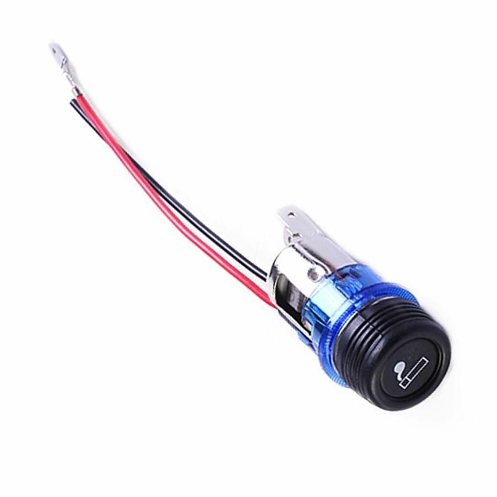 Розетка прикуривателя 12 В с регулировкой температуры и расширяемыми портами, Синий