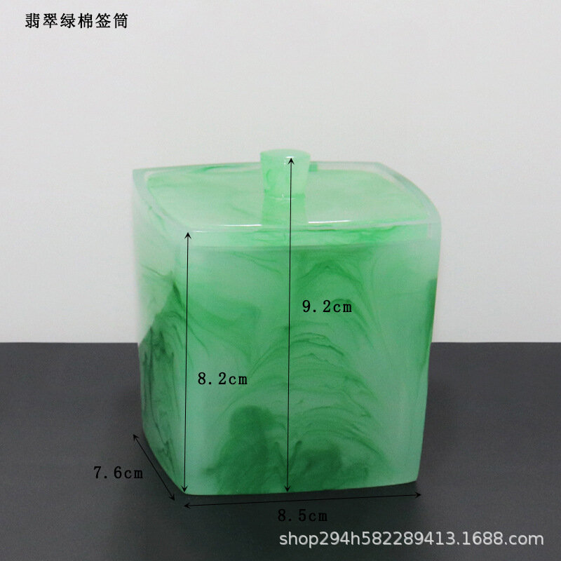 Европейский стиль коробка для ватных палочек, креативная коробка для хранения ваты, держатель для зубочисток, высококачественная коробка для соли для ванной в отеле, коробка для зубочисток из смолы