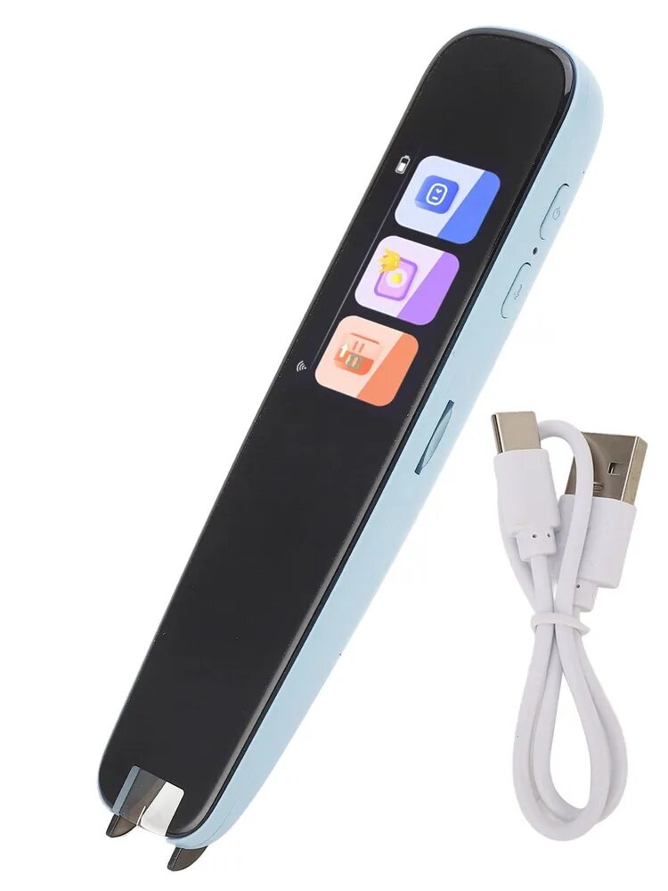 Интеллектуальная ручка-сканер Переводчик языка Электронный словарь для изучения английского языка Сканирующая ручка со встроенным аккумулятором