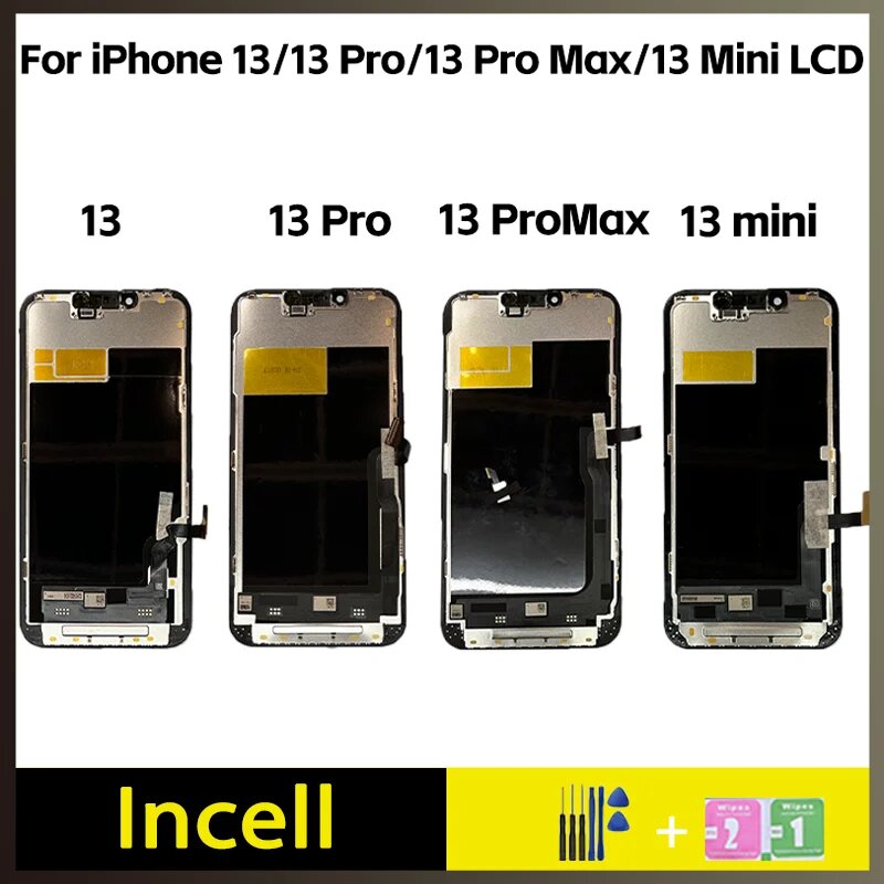 Incell для iPhone 13 Pro Max ЖК-дисплей с 3D сенсорным экраном и дигитайзером в сборе для IPhone 13 ЖК-дисплей 13, замена мини-экрана For 13 LCD