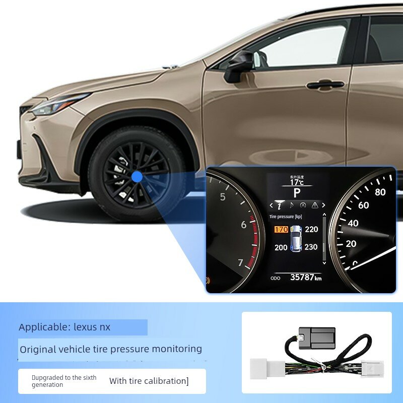 Оригинальная система контроля давления в шинах (TPMS) для Lexus NX 200/NX 300h с калибровкой шин и интеграцией в