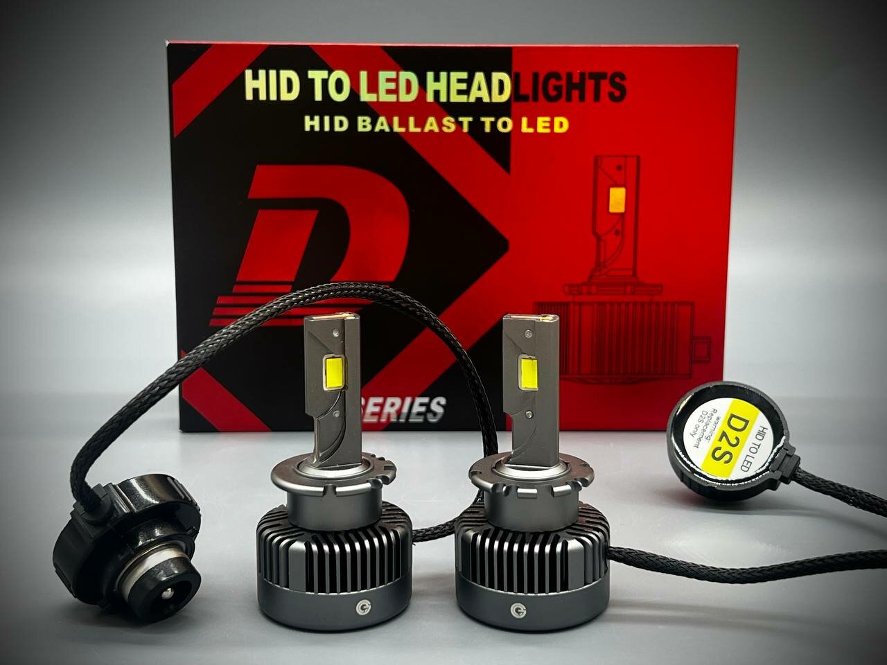 LED Светодиодные лампы D2S для Mazda 5 2005-2010 / Мазда 5 автомобильные ЛЕД лампочки Д2С - вместо штатного ксенона