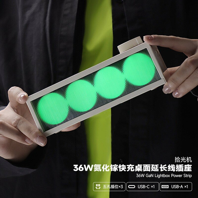 Многофункциональная розетка Shiguang Machine, умная розетка с ночником, USB быстрая зарядка, креативная вилка из нитрида галлия