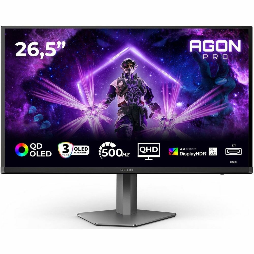 Монитор 26.5" AOC AGON AG276QKD2 Black-Grey (QD-OLED, 2560x1