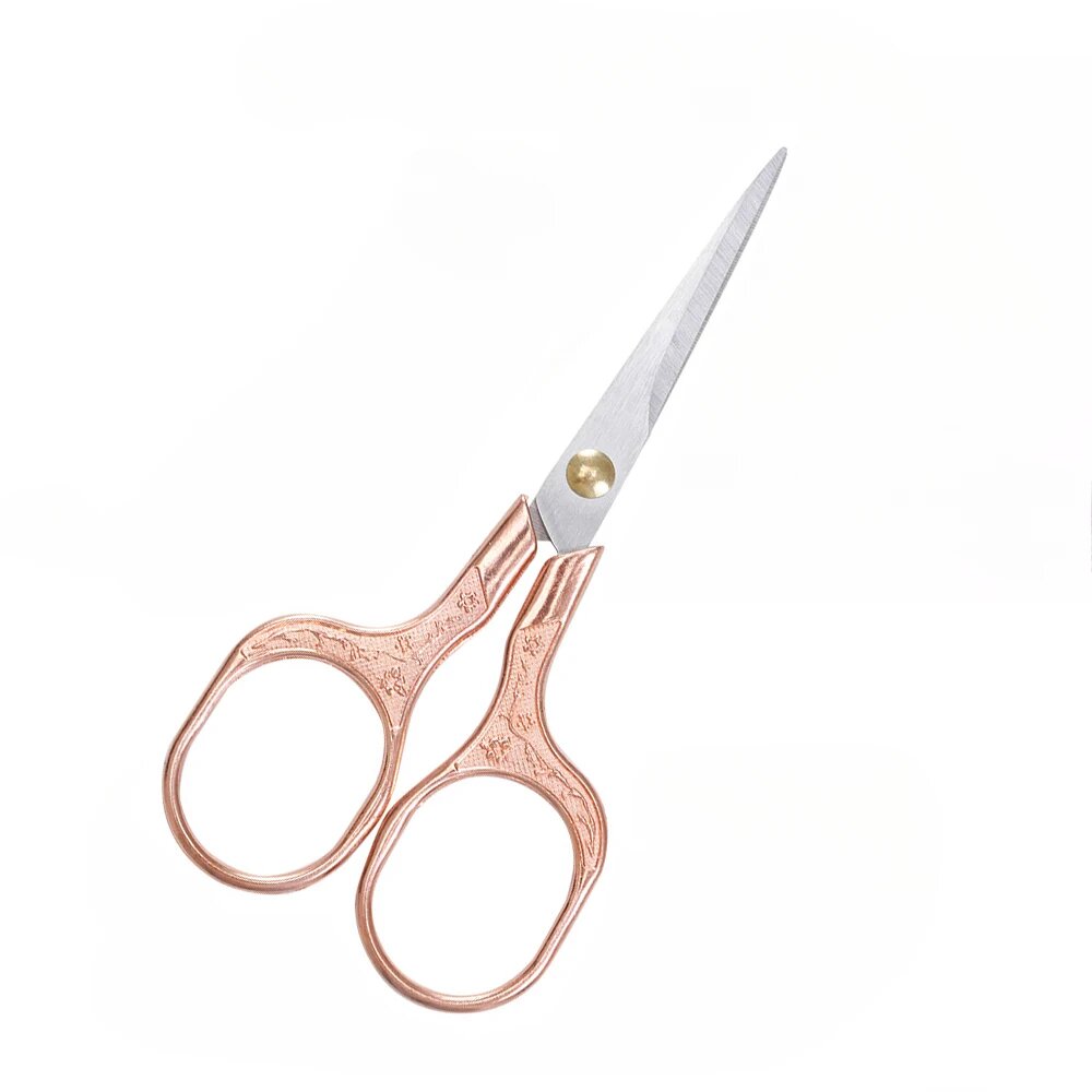 Антикварные ножницы из нержавеющей стали Rose gold 1pc