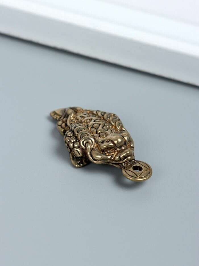 Подвеска-фигурка Денежная жаба с монетой , набор 2 шт, 1.9 3.4 см