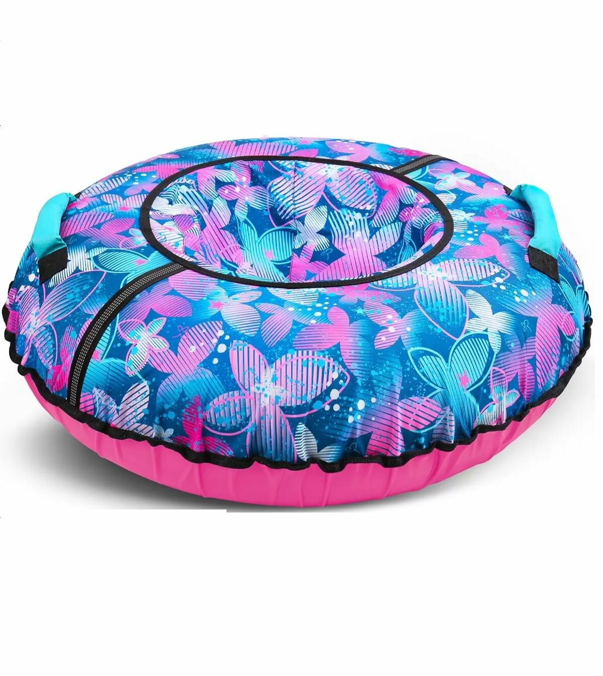 Тюбинг Nika, 110 см, принт: бабочки на темном