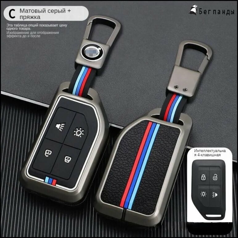 Чехол брелка автосигнализации, 1 шт.
