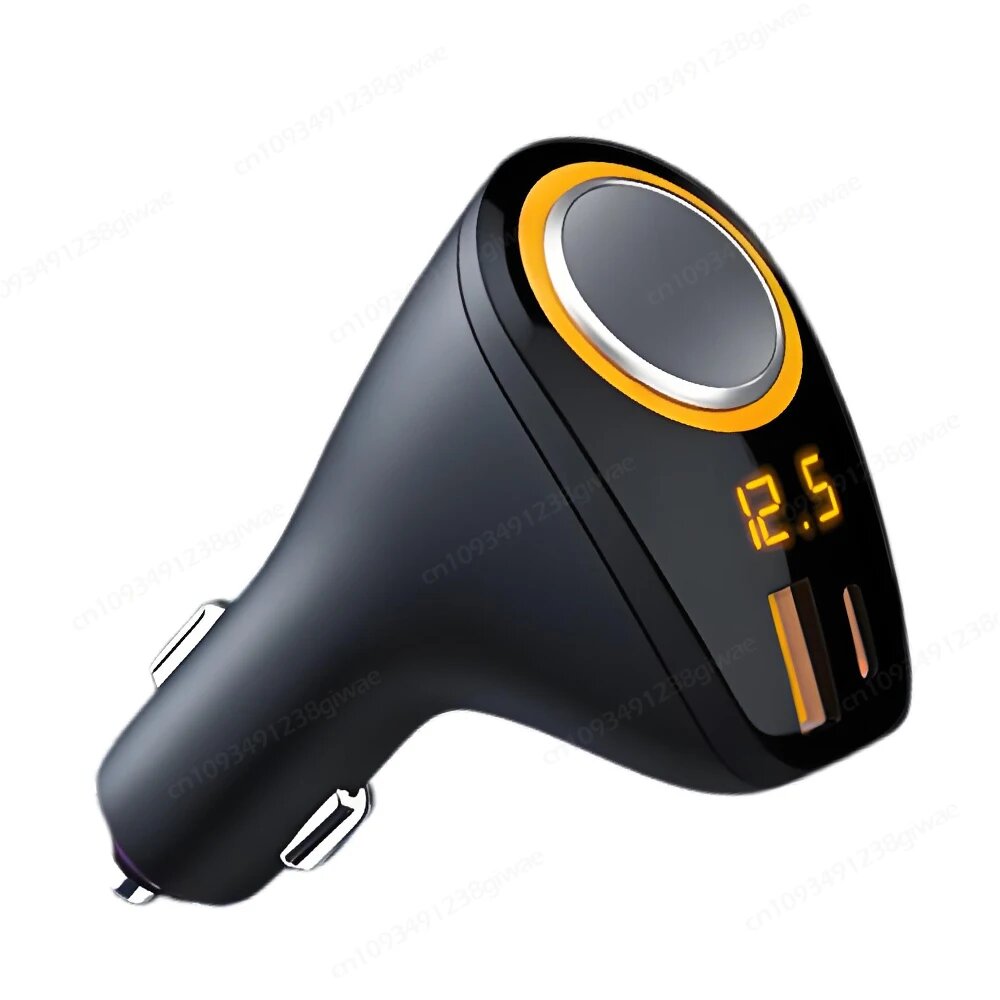 Автомобильное зарядное устройство 4 в 1 USB-C 65WPD USB-адаптер прикуривателя 12-24 В USB-A и Type-C адаптер быстрого автомобильного зарядного устройства для iPhone Samsung