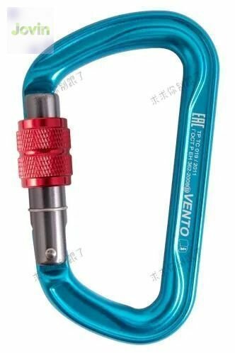 Карабин Венто CHLORUM, алюминиевый сплав, голубой vnt 10331