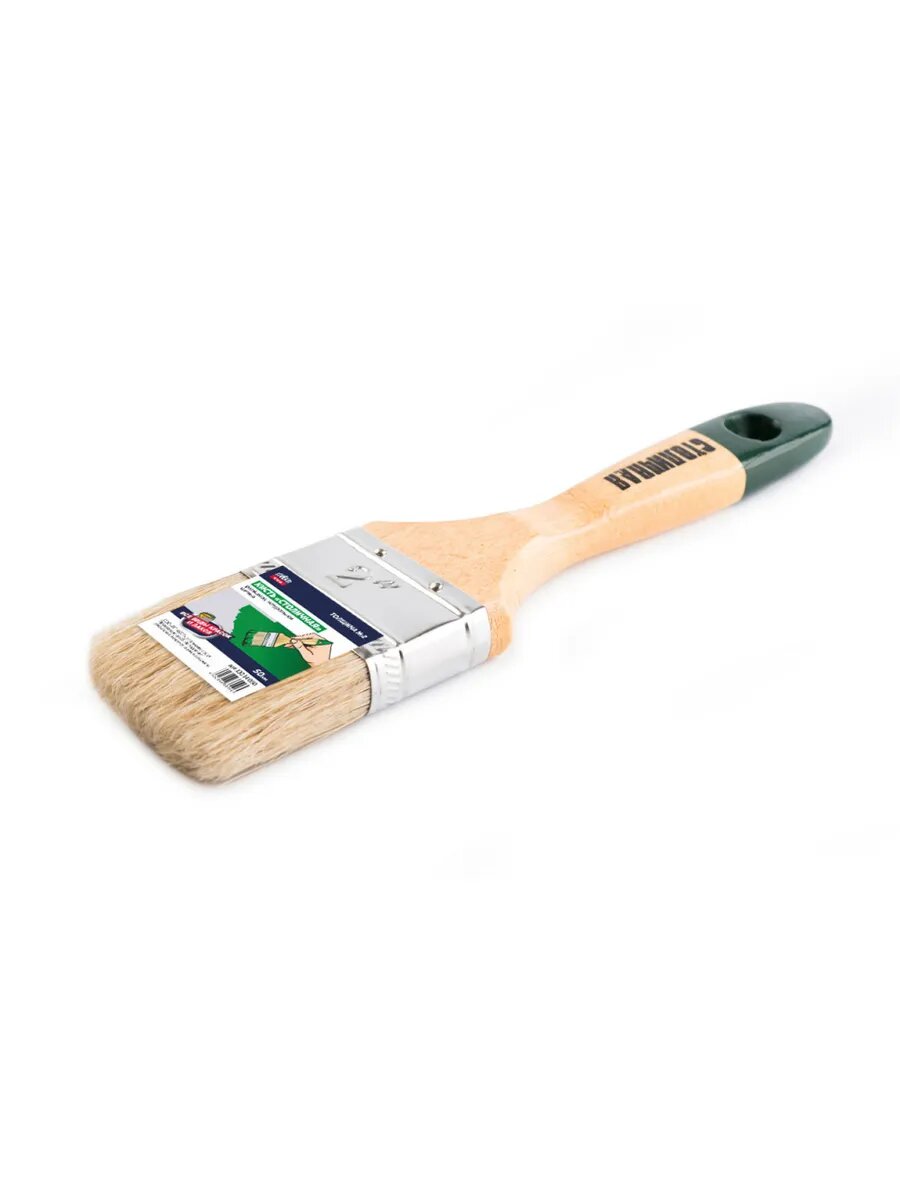 Акор столичная №2 кисть флейцевая для отделочных работ на.