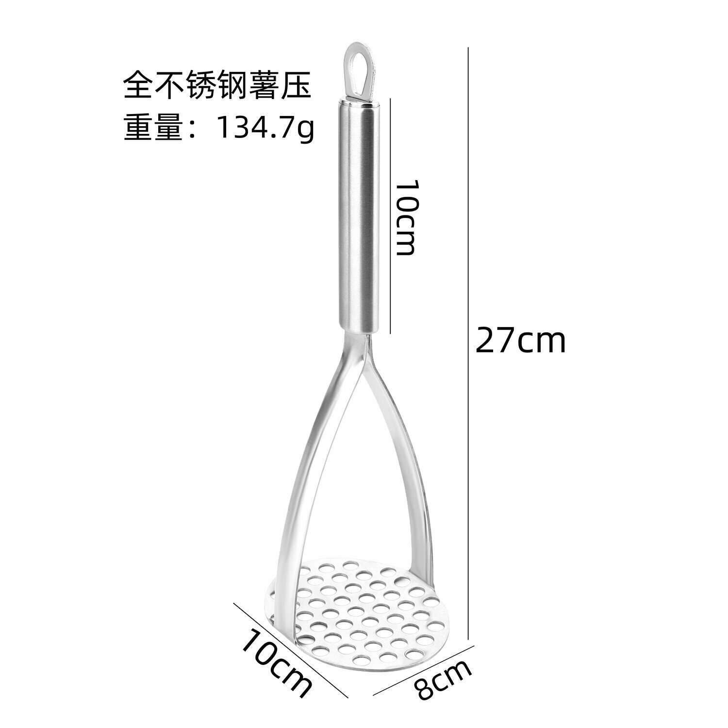 Пресс для картофеля из нержавеющей стали, домашний картофелемялка, ручной пресс для картофеля, многофункциональный кухонный гаджет