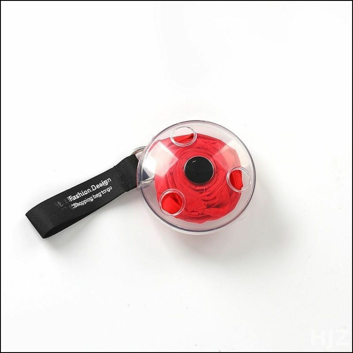 Складная хозяйственная сумка для покупок красного цвета компактная, прочная и экологичная альтернатива пакетам