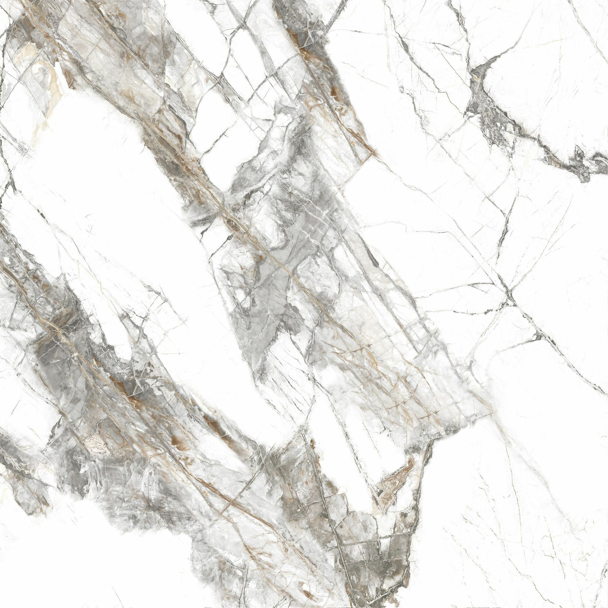 Global Tile Керамогранит Everest GT Белый мат 60x60 9,5 мм арт. GT606013103MR (цена за 1.44 м2)