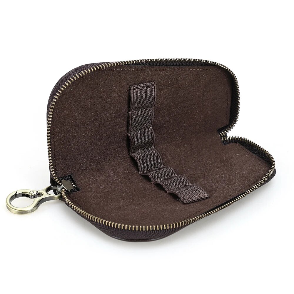 Дорожный чехол из натуральной кожи для маникюрного набора, набор для педикюра, набор для ухода за ногтями, кусачки, набор для хранения