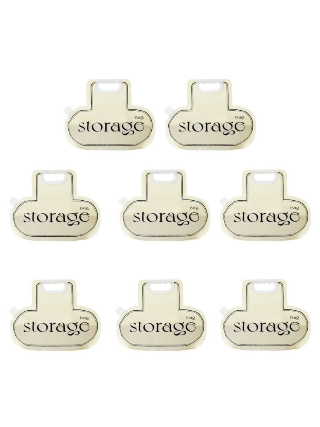 Прозрачный самоподдерживающийся мешок для хранения зерна, 8