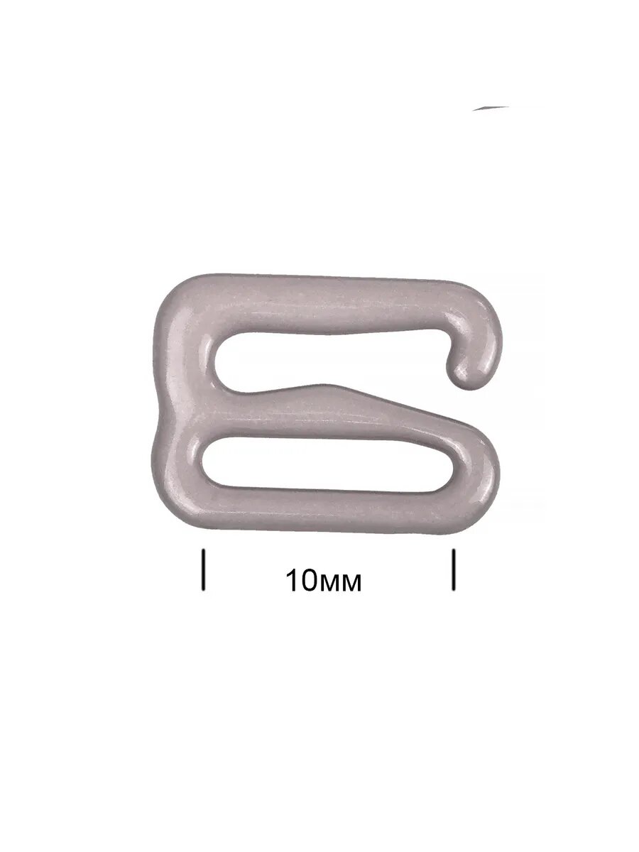 Крючок для бюстгальтера d10 мм металл 100 шт