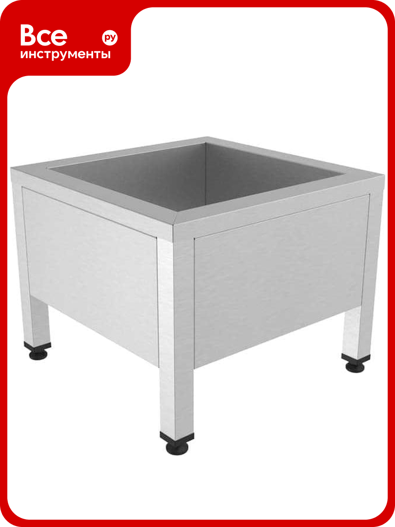 Ванна моечная моповая Kobor ВМ/1-50/50 29797 из нержавеющей стали односекционная без борта