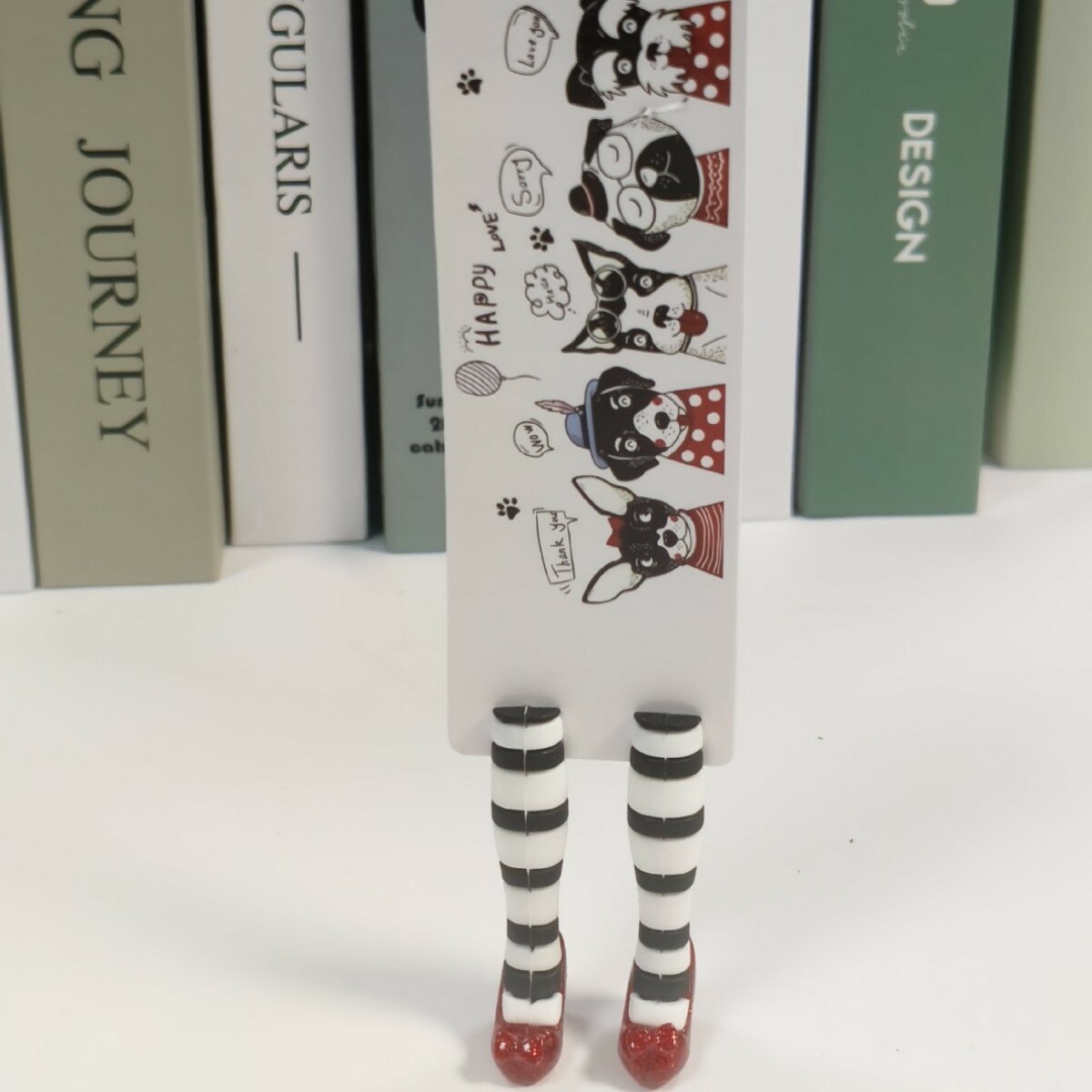 Креативные мягкие клеевые 3D закладки для книг в виде ведьмы на высоких каблуках, веселые канцелярские принадлежности для студентов, подарок на открытие школы, этикетка для чтения книг