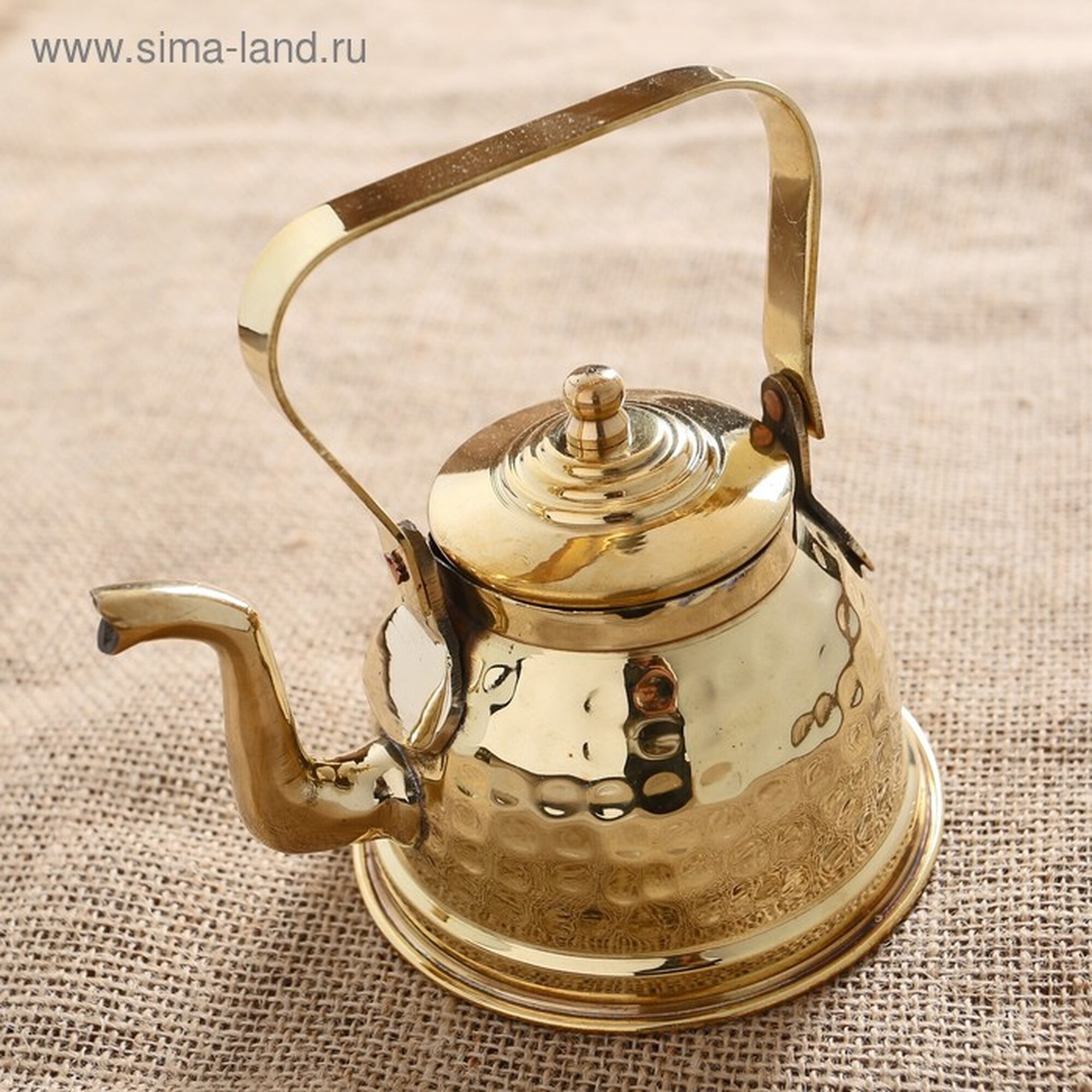 Чайник SKYPHOS "Сказка", заварочный, 10x12x14.5 см, золотистый