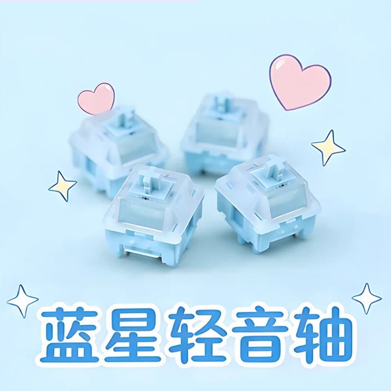 10шт. Kailh HMX Blue Star RGB тактильные переключатели