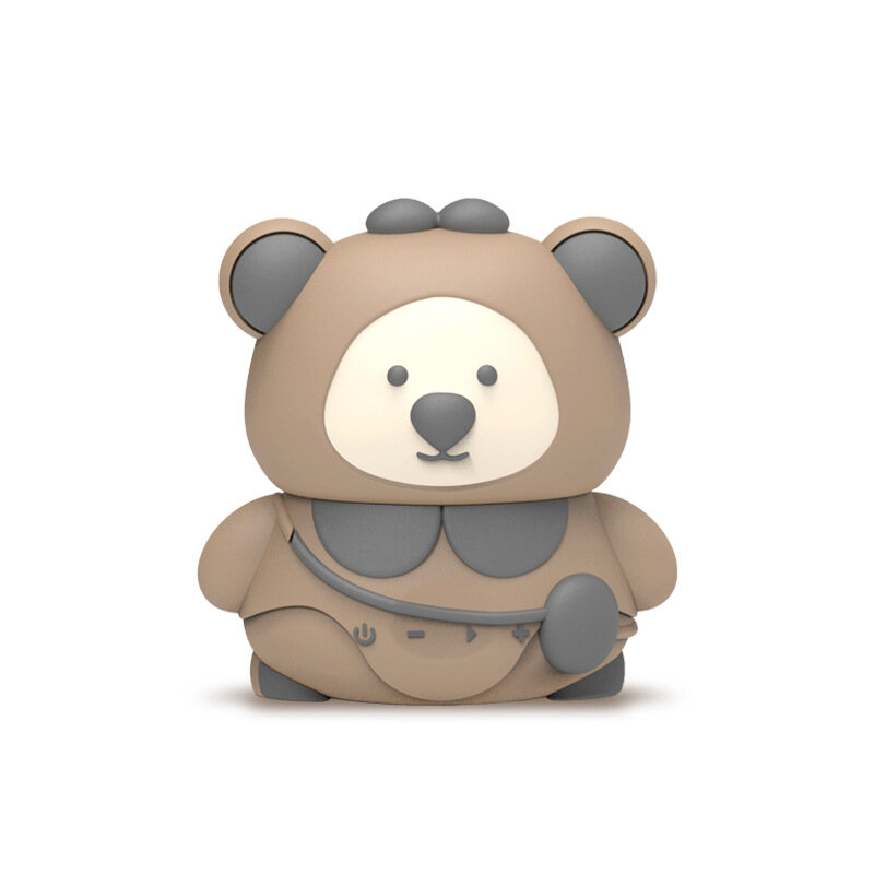 Новый детский Bluetooth-динамик в виде мультяшного медведя Бара, милый миниатюрный портативный водонепроницаемый динамик с гнездом для карты памяти в подарок.