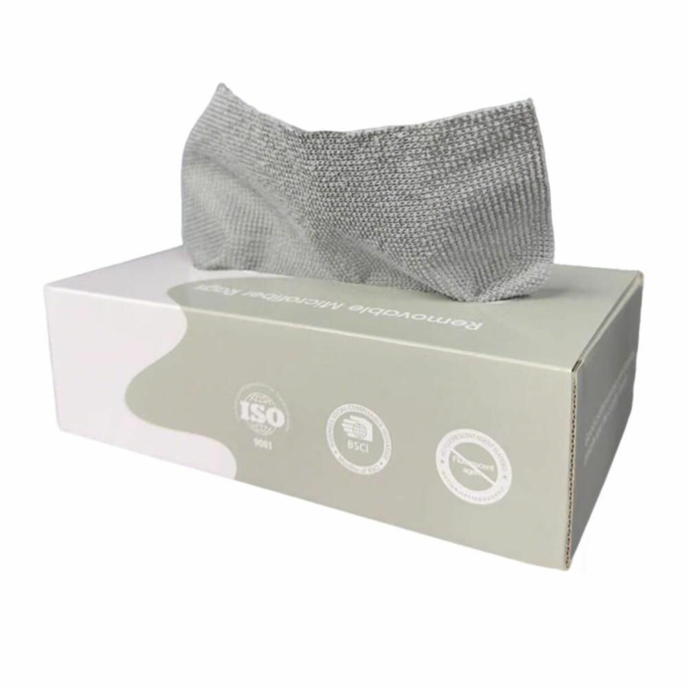 Кухонные полотенца для мытья посуды, одноразовые и многоразовые, из микрофибры для удаления жира, без ворса