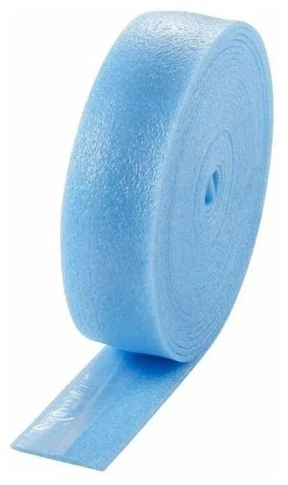 Лента демпферная 300мм х 8мм х 20 м голубая