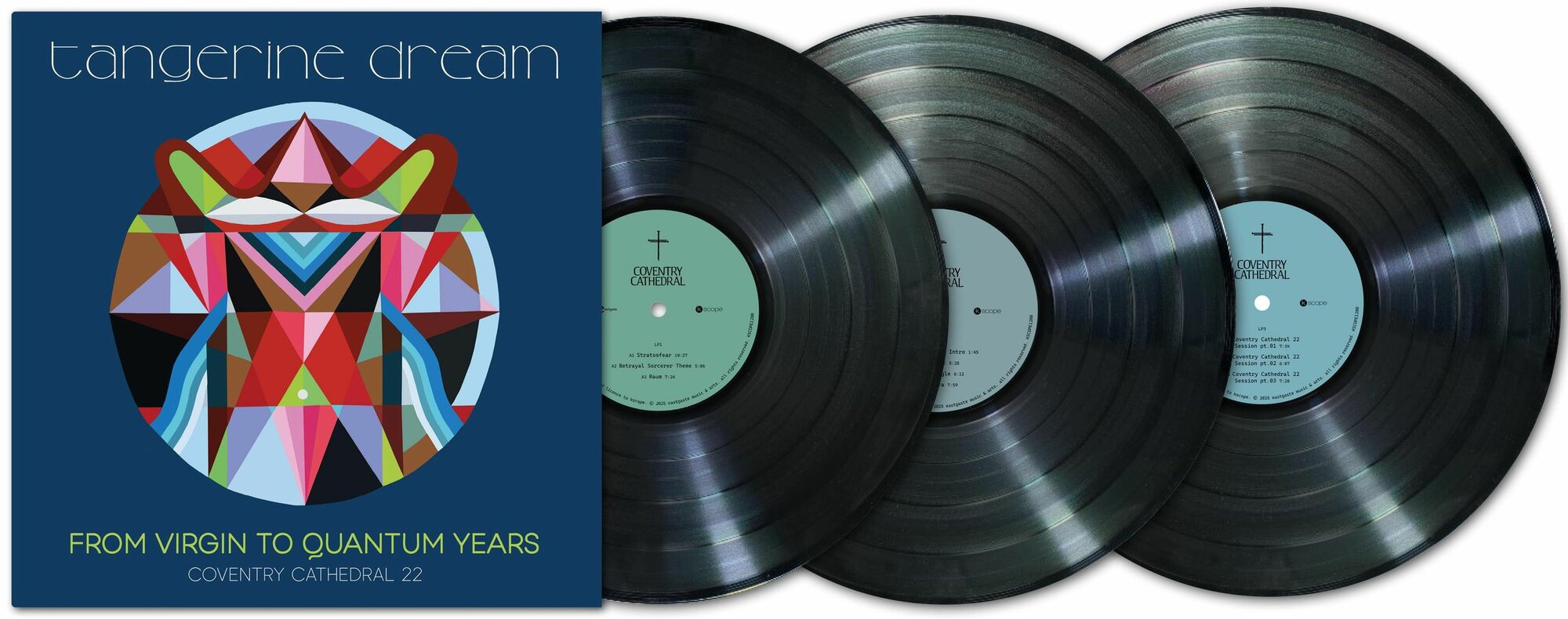 Виниловая пластинка Tangerine Dream - From Virgin To Quantum Years: Coventry Cathedral 22 (3 LP) (3 LP)