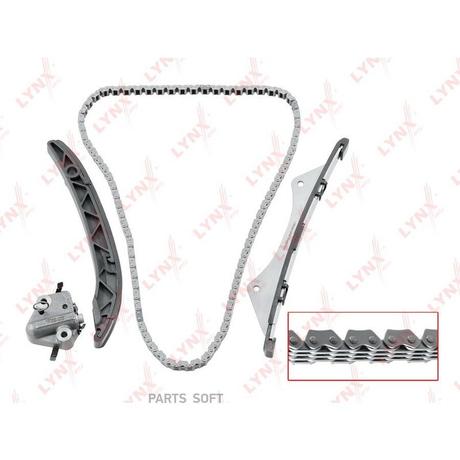 Комплект цепи ГРМ CHEVROLET Cobalt 1.5 13>, DAEWOO Gentra 1.5 13> от официального дистрибьютора, LYNXAUTO, артикул TK0221